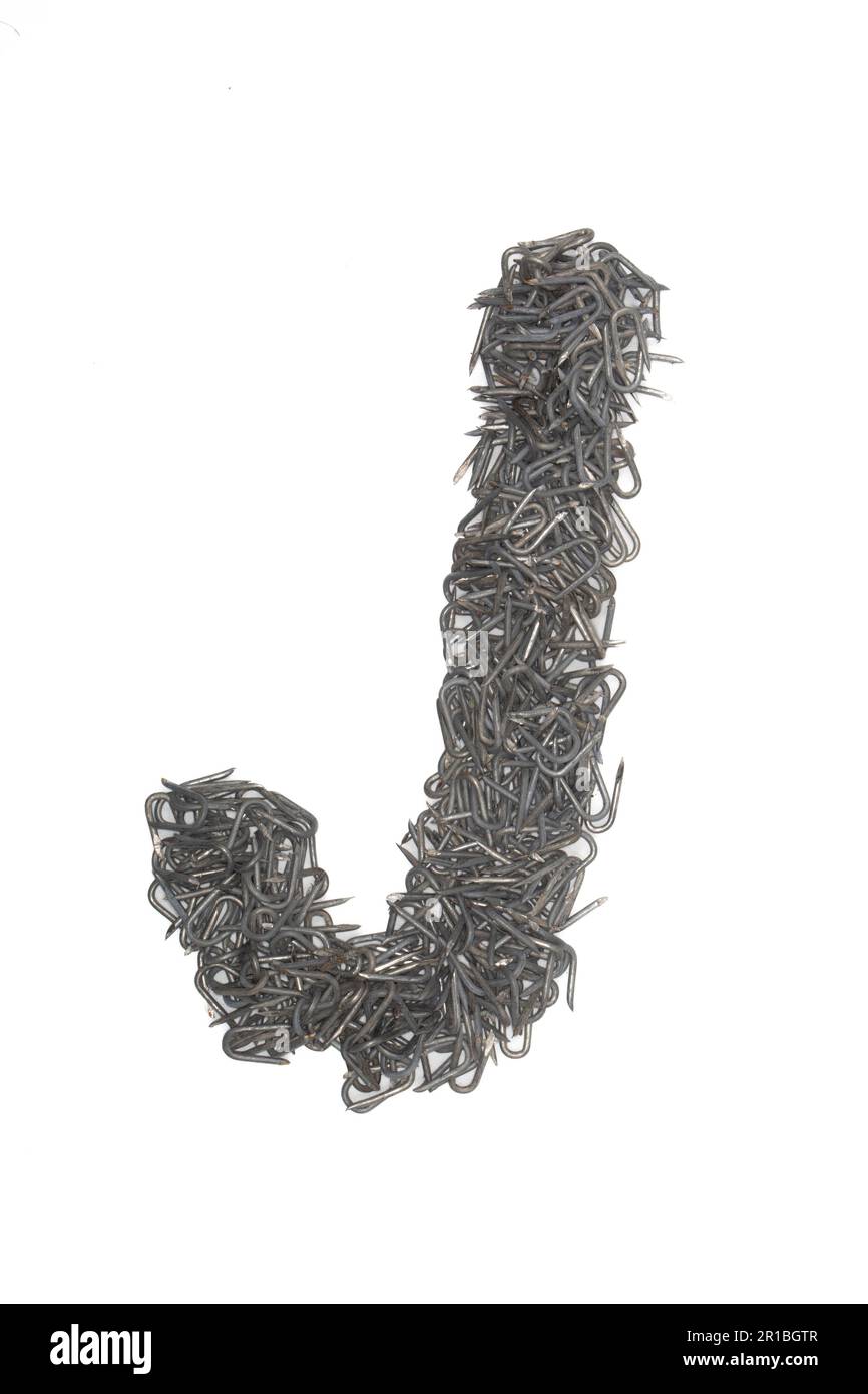 J typography font letter type hi-res stock photography and images - Alamy