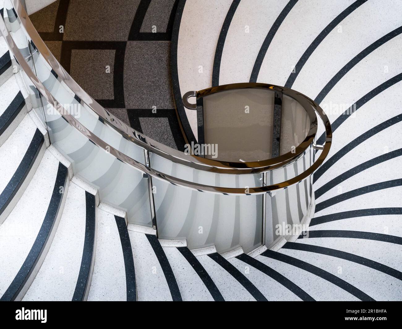 Tate Britain Spiral Staircase Stock Photo - Alamy