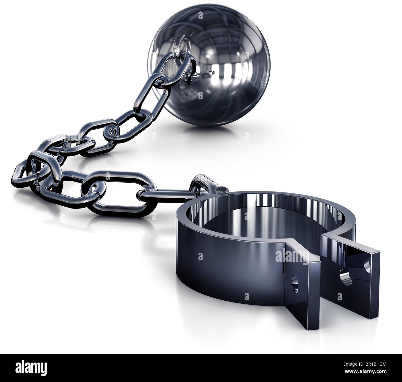 3D rendering of a freedom concept Stock Photo - Alamy