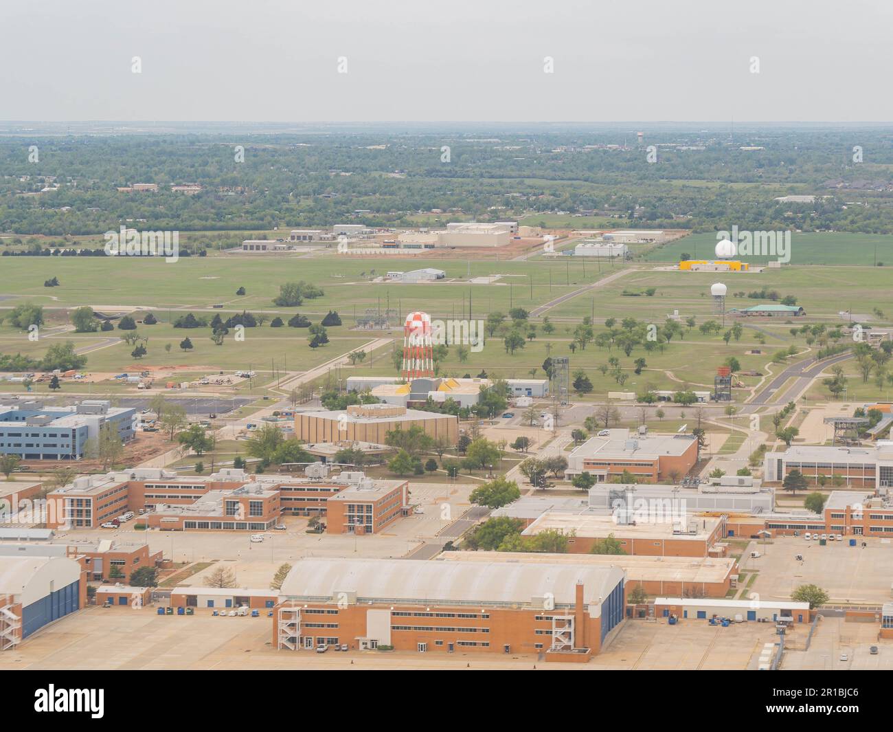 Aerial view of the Oklahoma cityscape at Oklahoma Stock Photo - Alamy