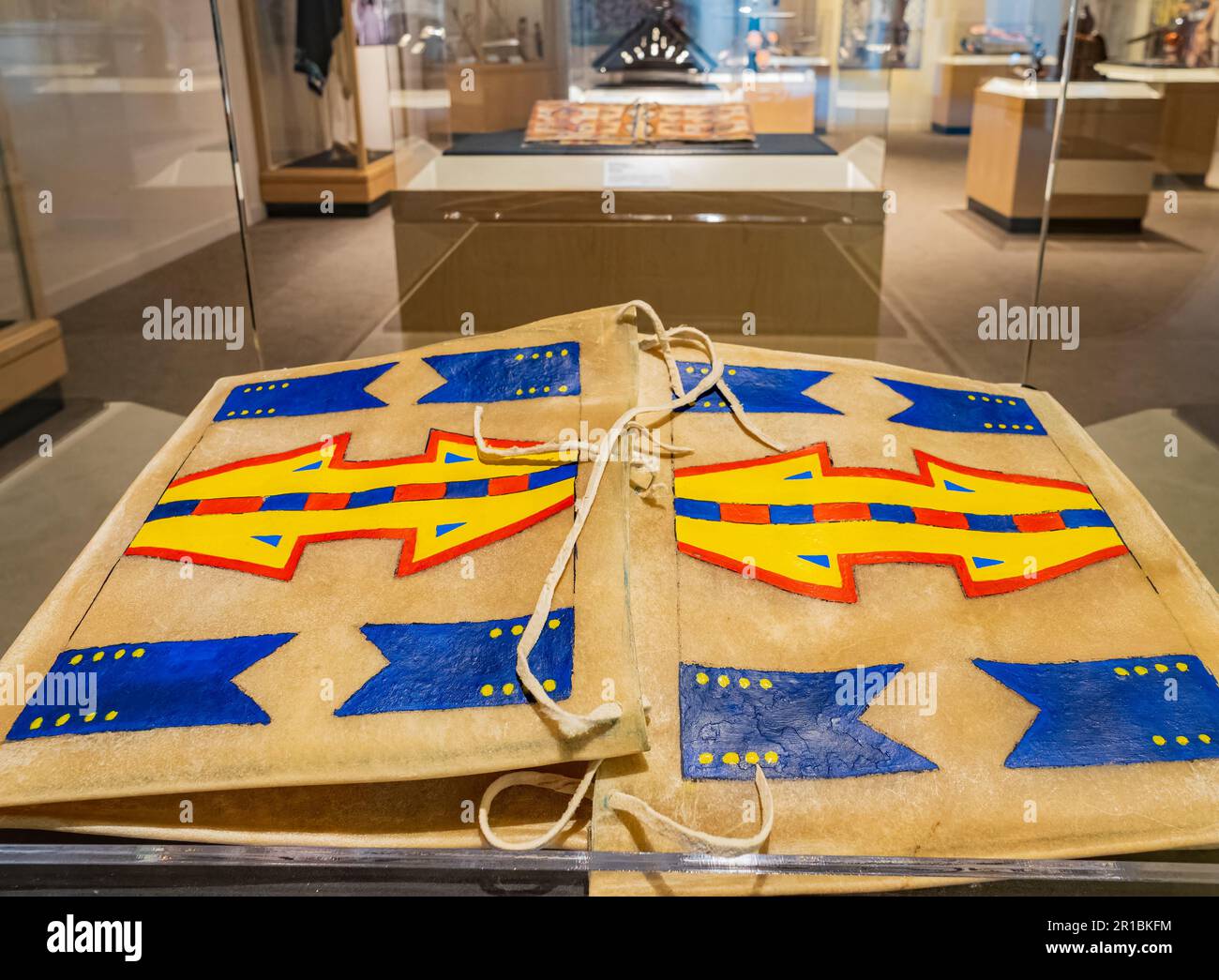 Oklahoma, APR 18 2023 - Interior view of the Sam Noble Oklahoma Museum ...