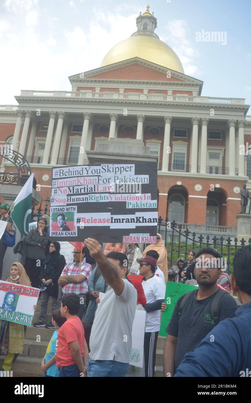 Boston, Massachusetts, USA. 11th May, 2024. Pakistani-Americans and ...