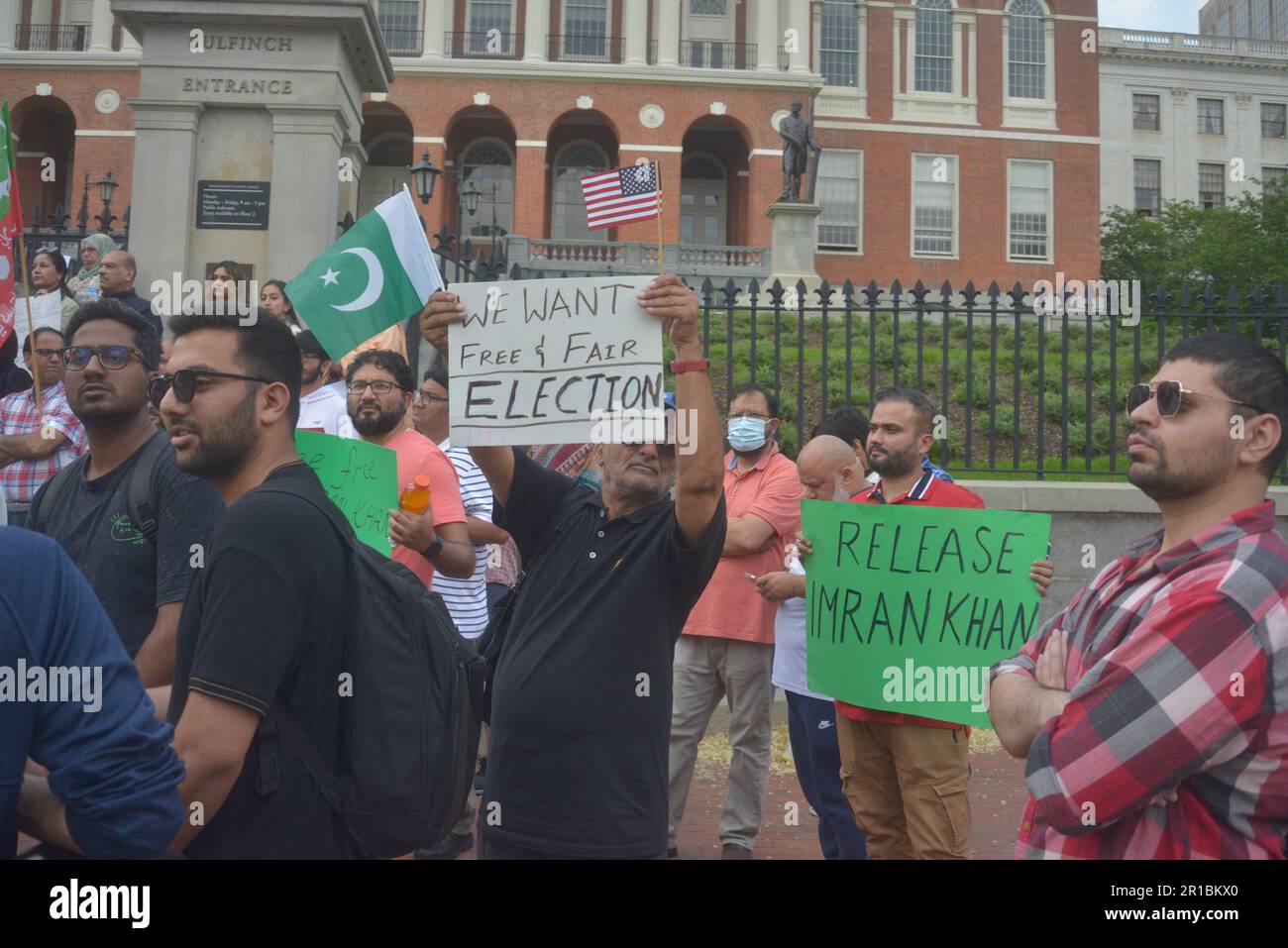 Boston, Massachusetts, USA. 11th May, 2024. Pakistani-Americans and ...