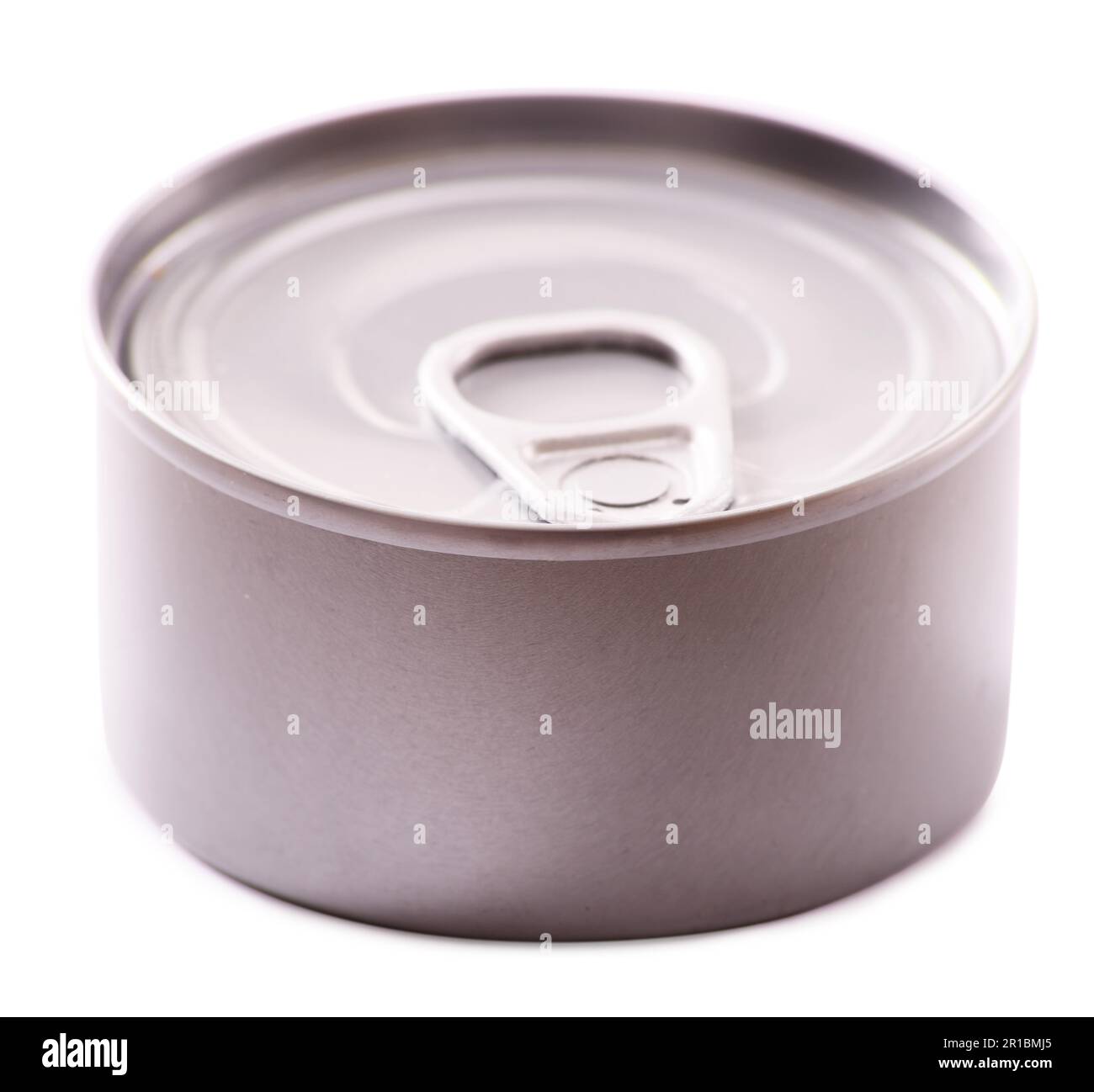 Metal can isolated on white background Stock Photo - Alamy