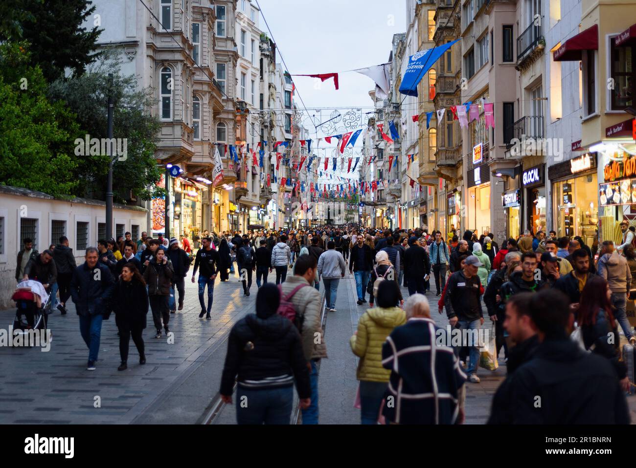 Istanbul, Turkey. 11th May, 2023. People are seen walking in the ...