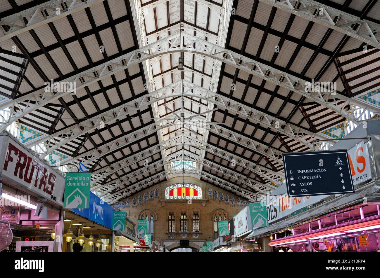 Valencia market interior hi-res stock photography and images - Alamy