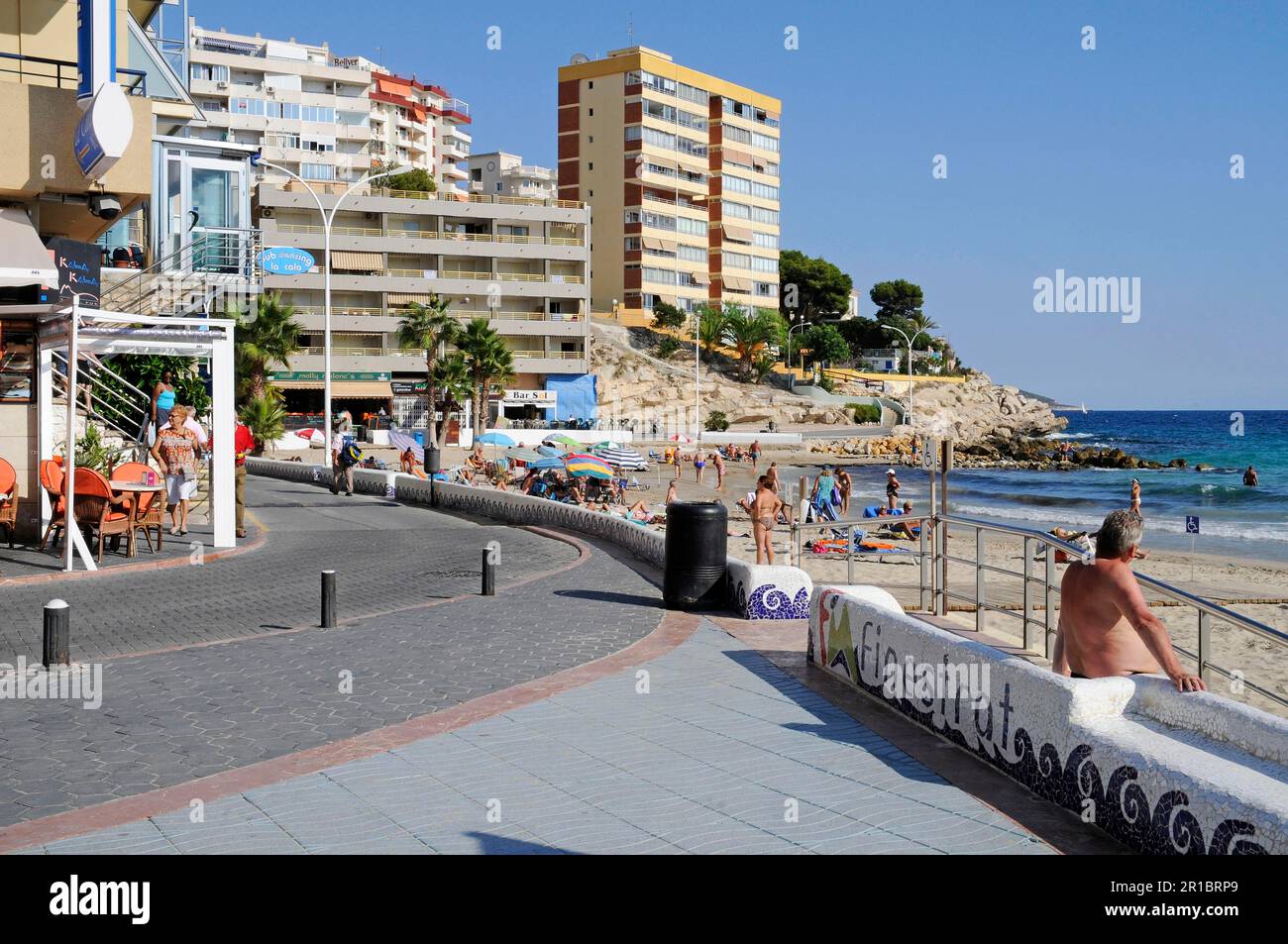 Platja Finestrat, Playa, beach, Benidorm, Costa Blanca, Alicante, Spain ...