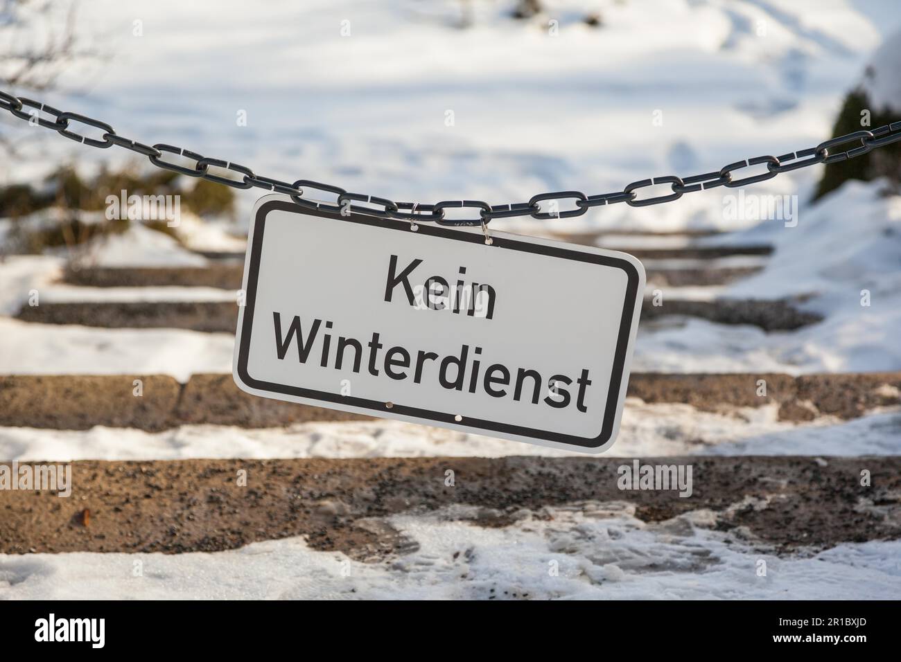 No winter service Stock Photo - Alamy