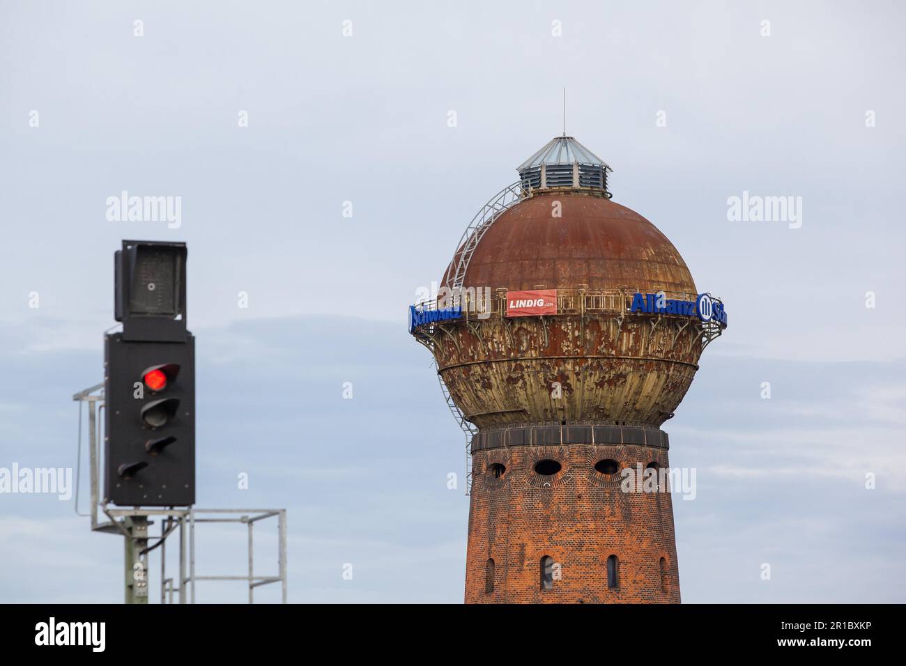 Railway signal Deutsche Bahn Stock Photo - Alamy