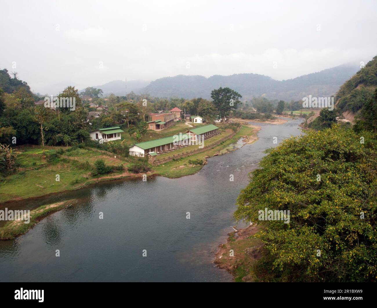 Mekong River, Oudomxay, Laos Stock Photo - Alamy