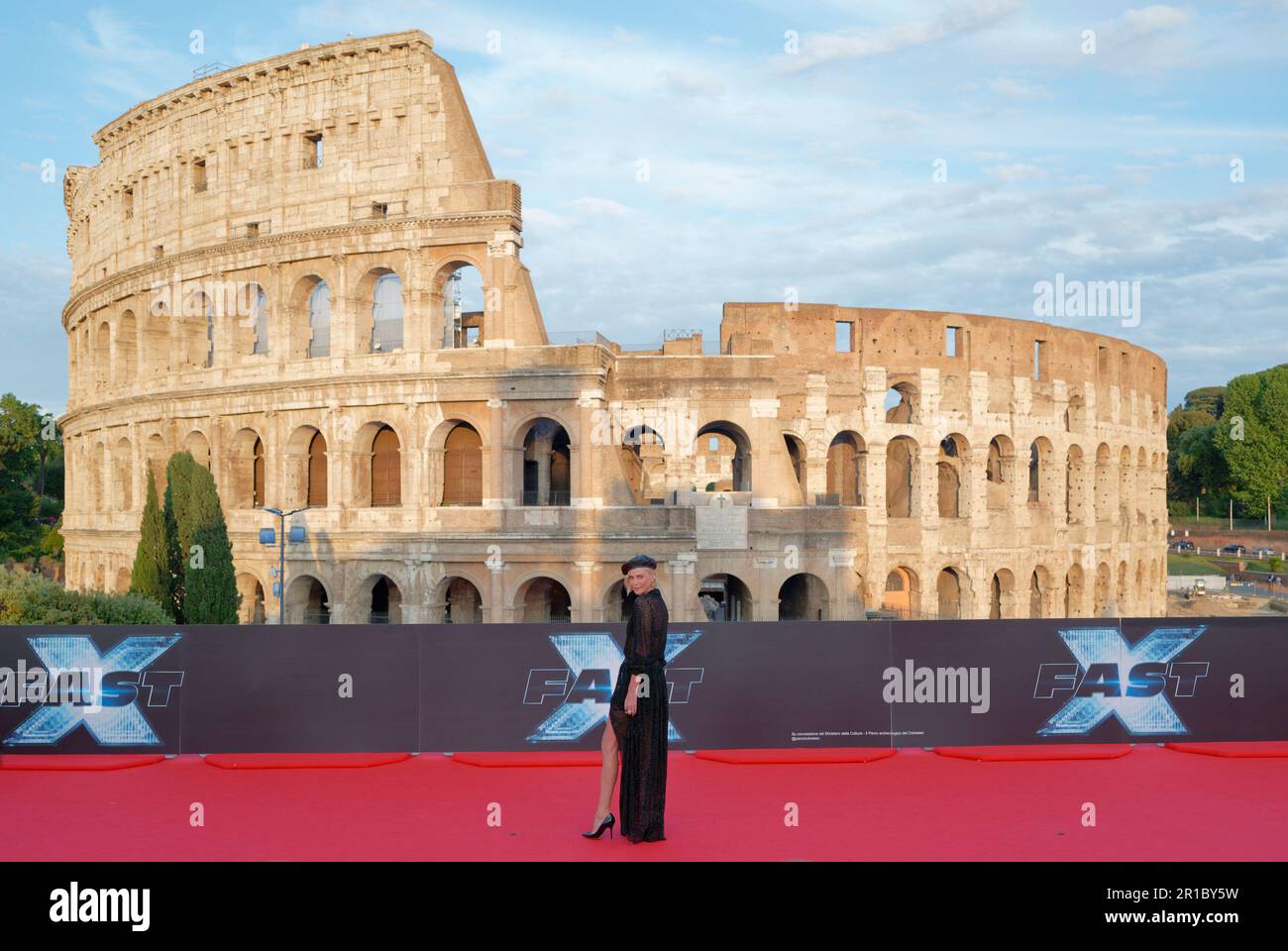 Rome, Italy. 12th May, 2023. Charlize Theron attends the ''Fast X ...