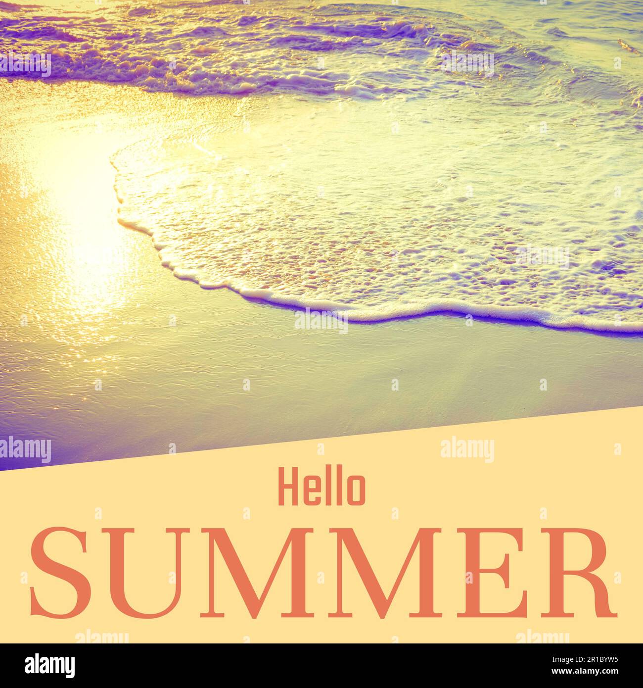Hello summer hi-res stock photography and images - Alamy