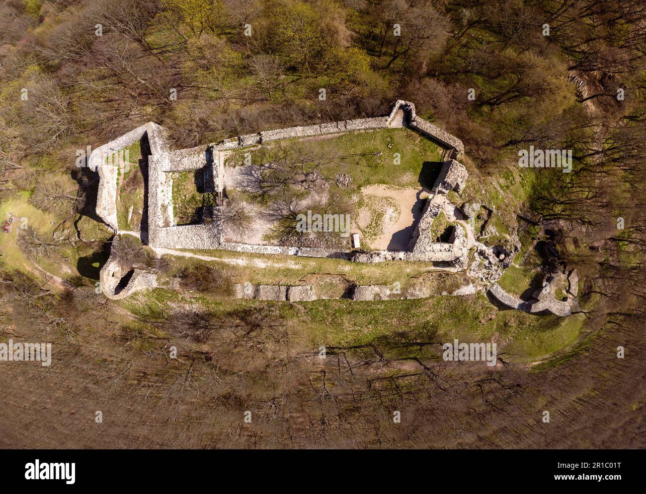 Dregely Castle in Hungary, This is a medieval fortress what you can ...