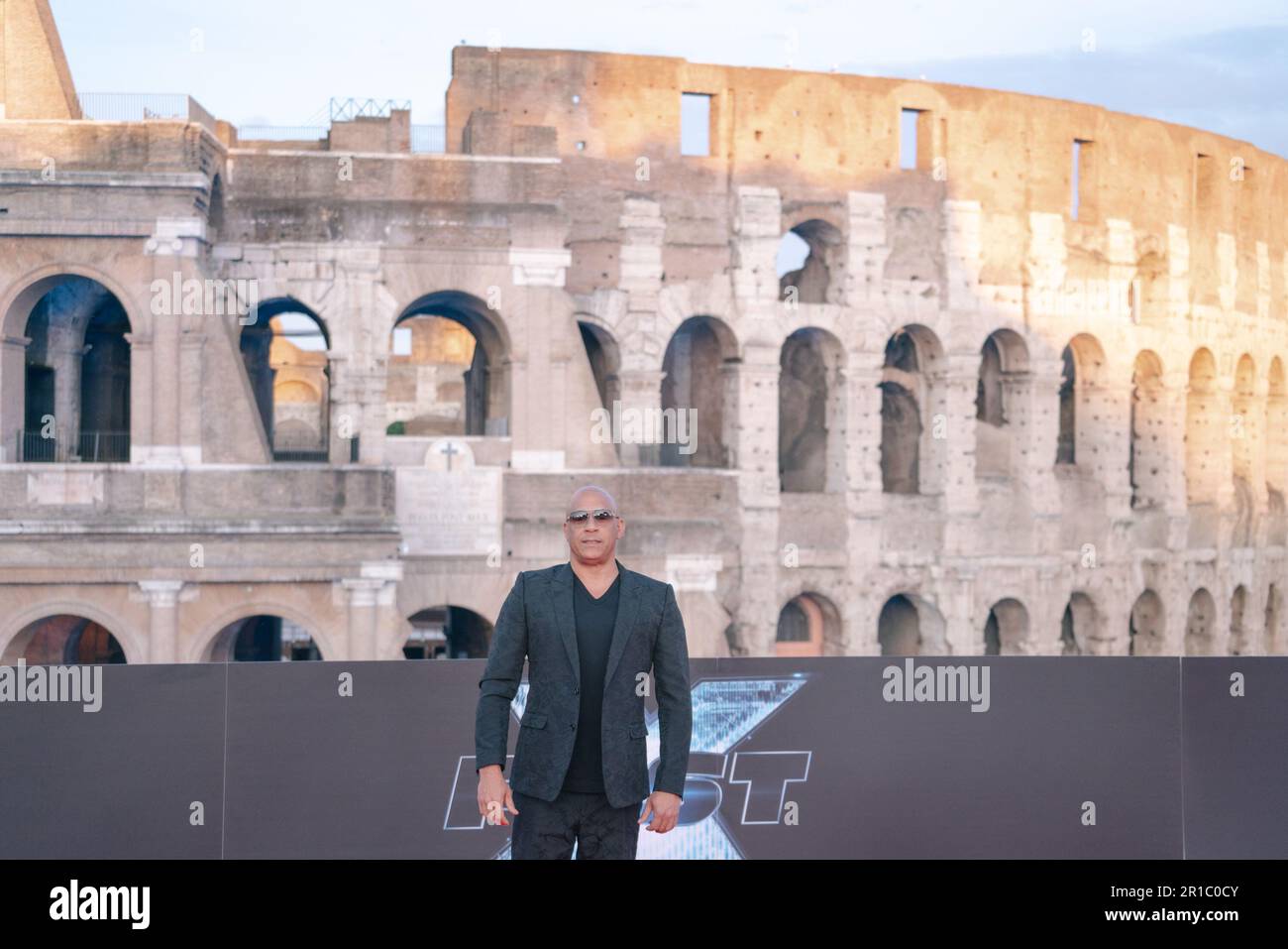Rome, Italy. 12th May, 2023. US actor Vin Diesel arrives for the ...