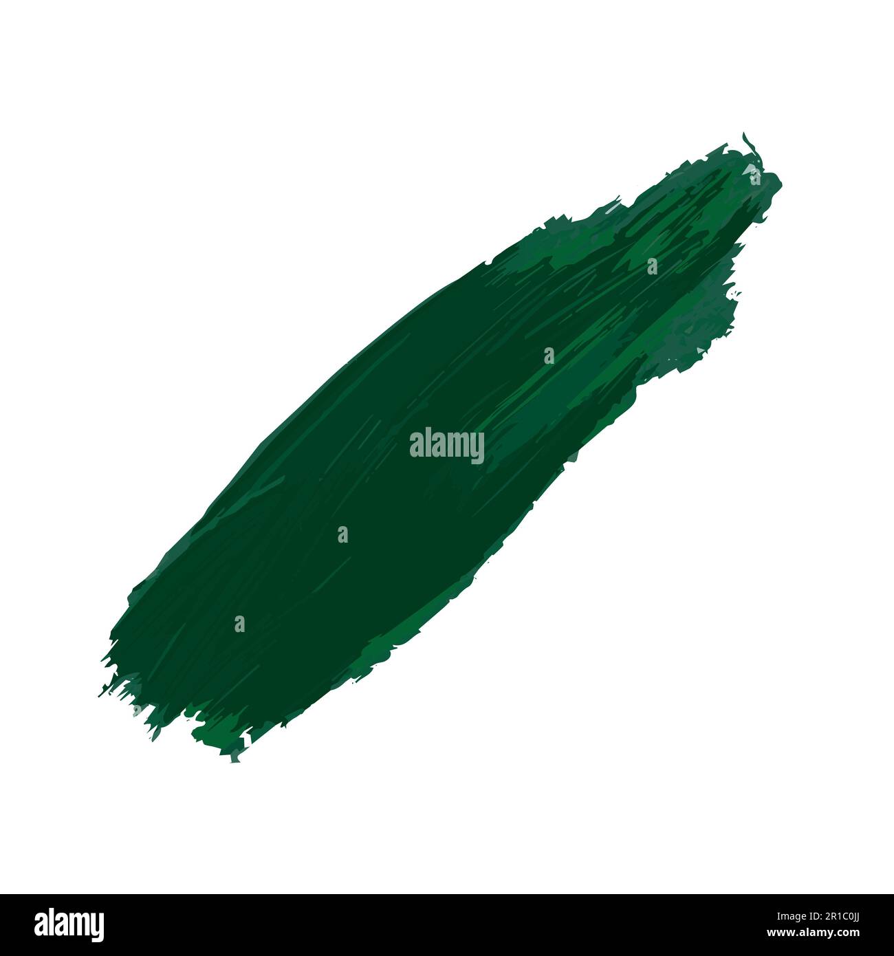 Vector texture design with acrylic paint with a green brush stroke ...
