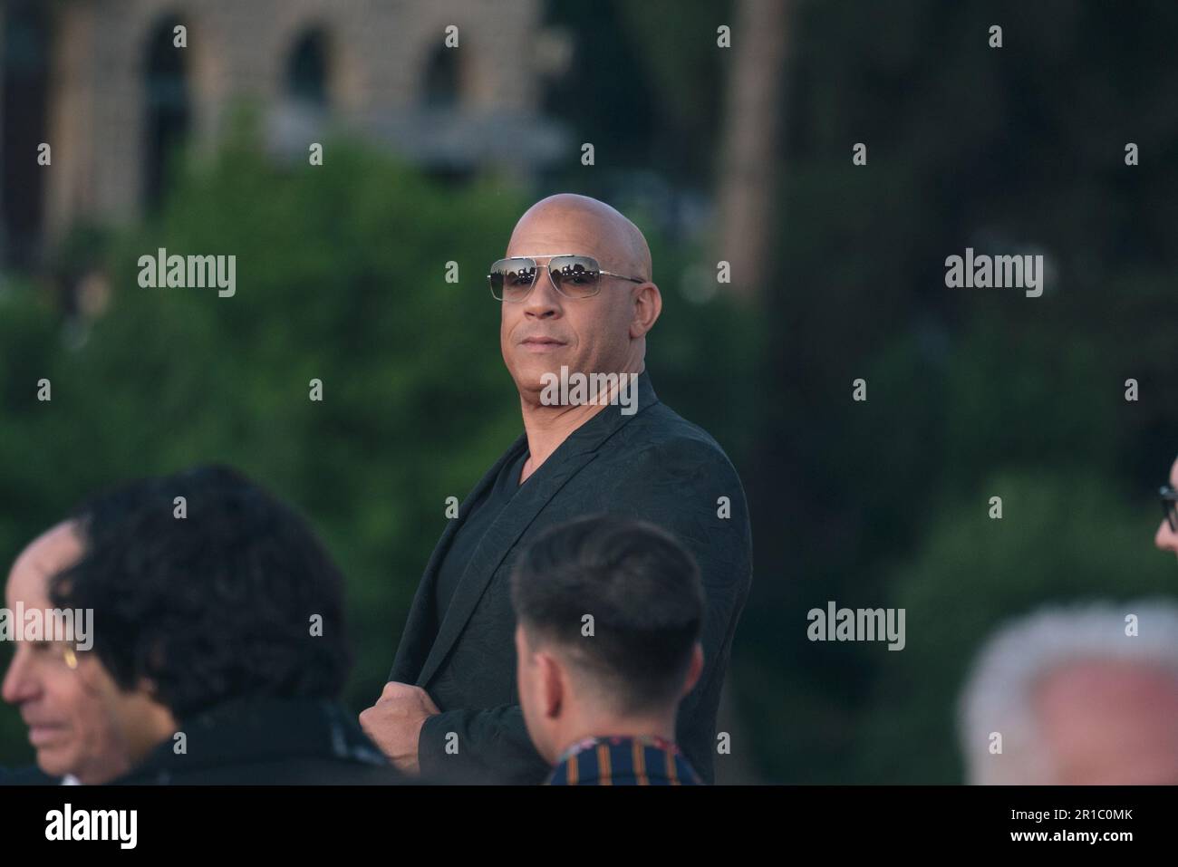 Rome, Italy. 12th May, 2023. US actor Vin Diesel arrives for the ...