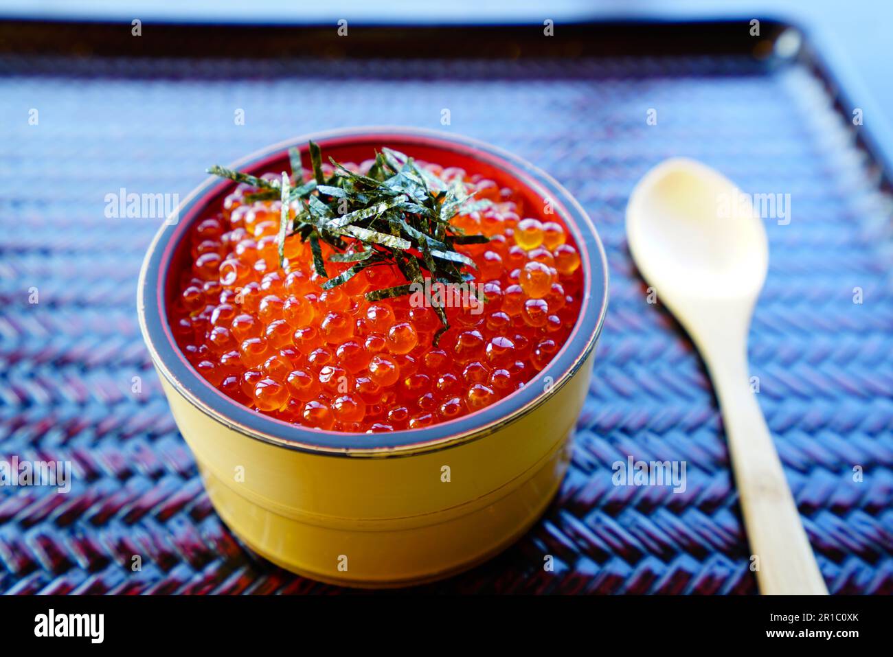 Delicious Hokkaido salmon roe on rice Stock Photo - Alamy
