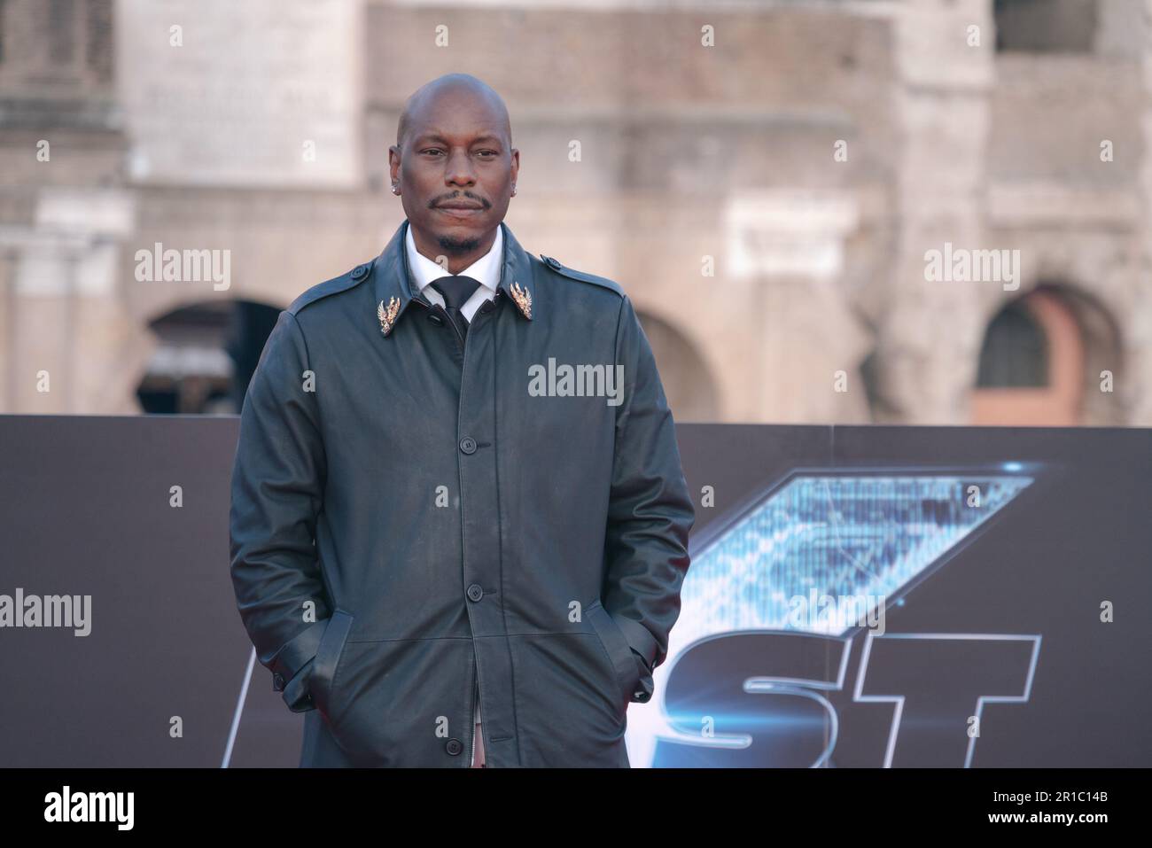 Rome, Italy. 12th May, 2023. US actor Tyrese Gibson arrives for the ...