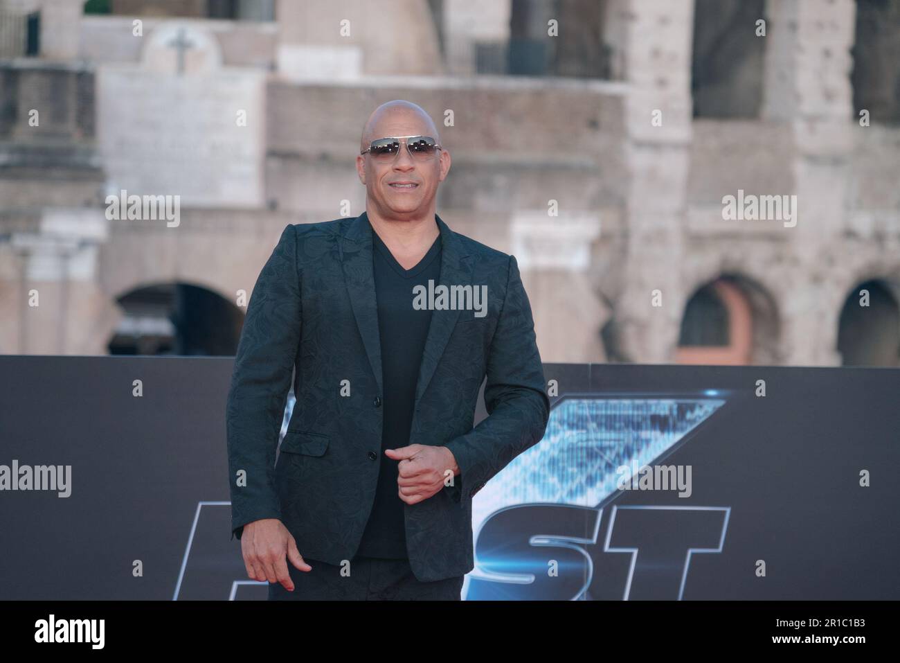Rome, Italy. 12th May, 2023. US actor Vin Diesel arrives for the ...