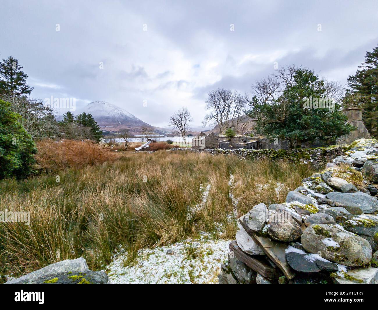 The Dunlewy Ghost Town in County Donegal - Ireland Stock Photo - Alamy