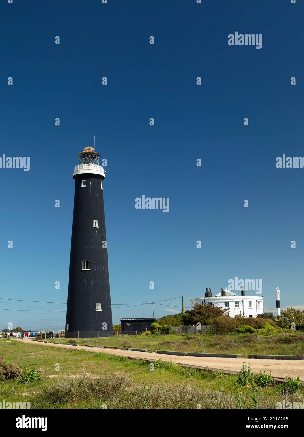 The Old Lighthouse Dungeness Stock Photo - Alamy