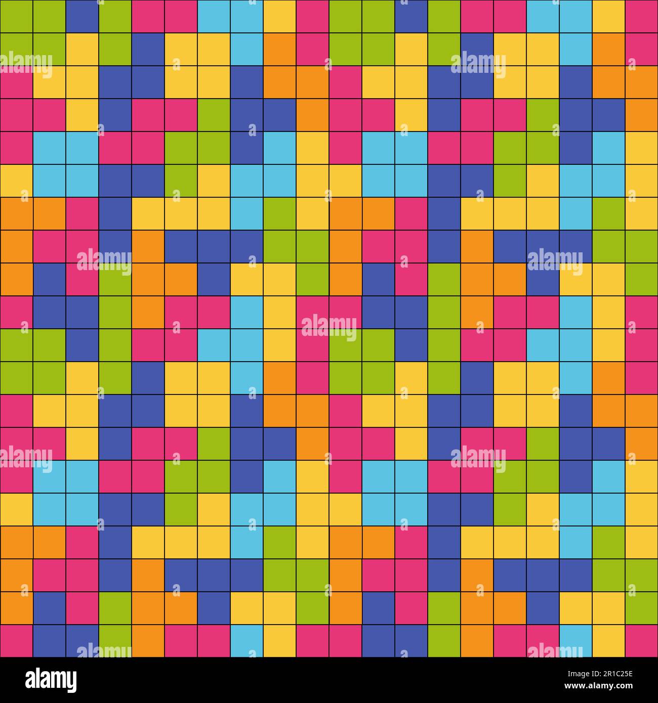 Abstract tetris style seamless background Stock Vector Image & Art - Alamy