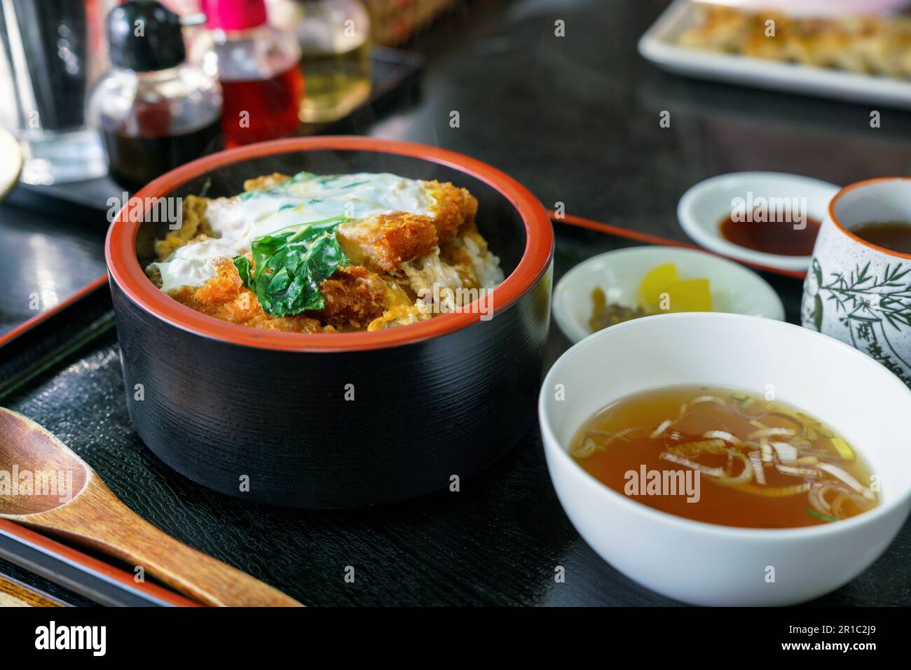 Japanese cuisine katsudon tonkatsu hi-res stock photography and images ...