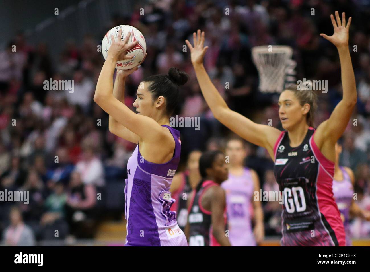 Emily Moore of the Firebirds and Matilda Garrett of the Thunderbirds ...