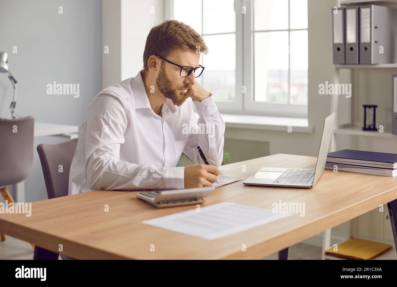 Person writing at computer hi-res stock photography and images - Alamy