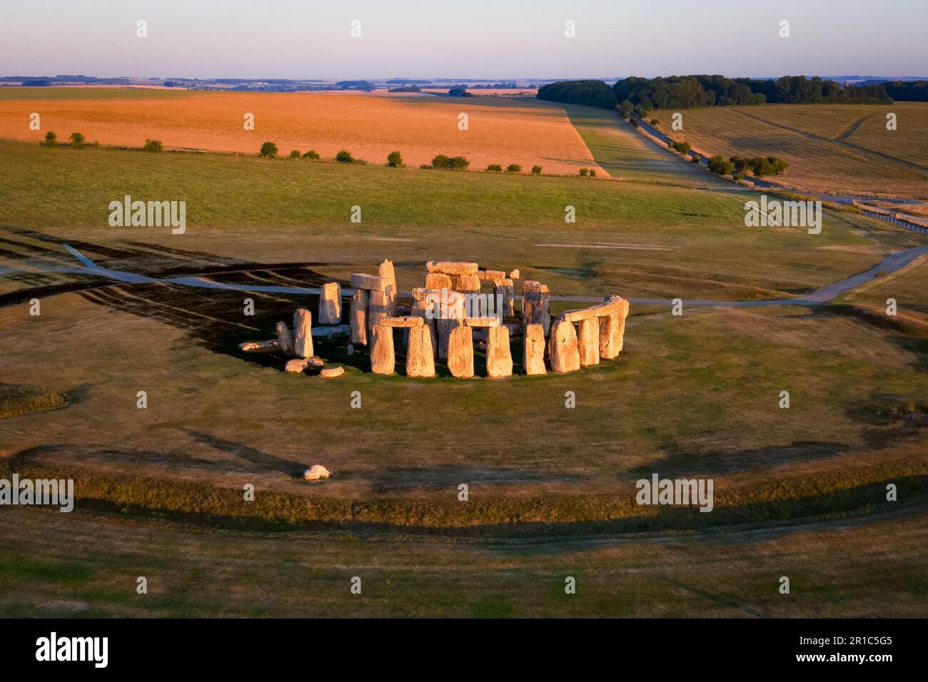 Aerial view stonehenge hi-res stock photography and images - Alamy
