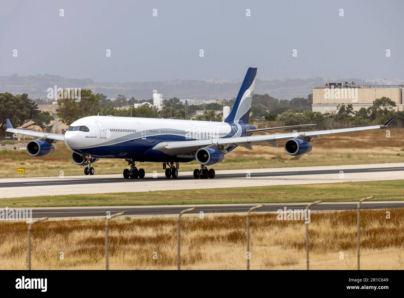 HiFly Airbus A340-313 (Reg.: 9H-SUN) departing to Amsterdam as Air ...