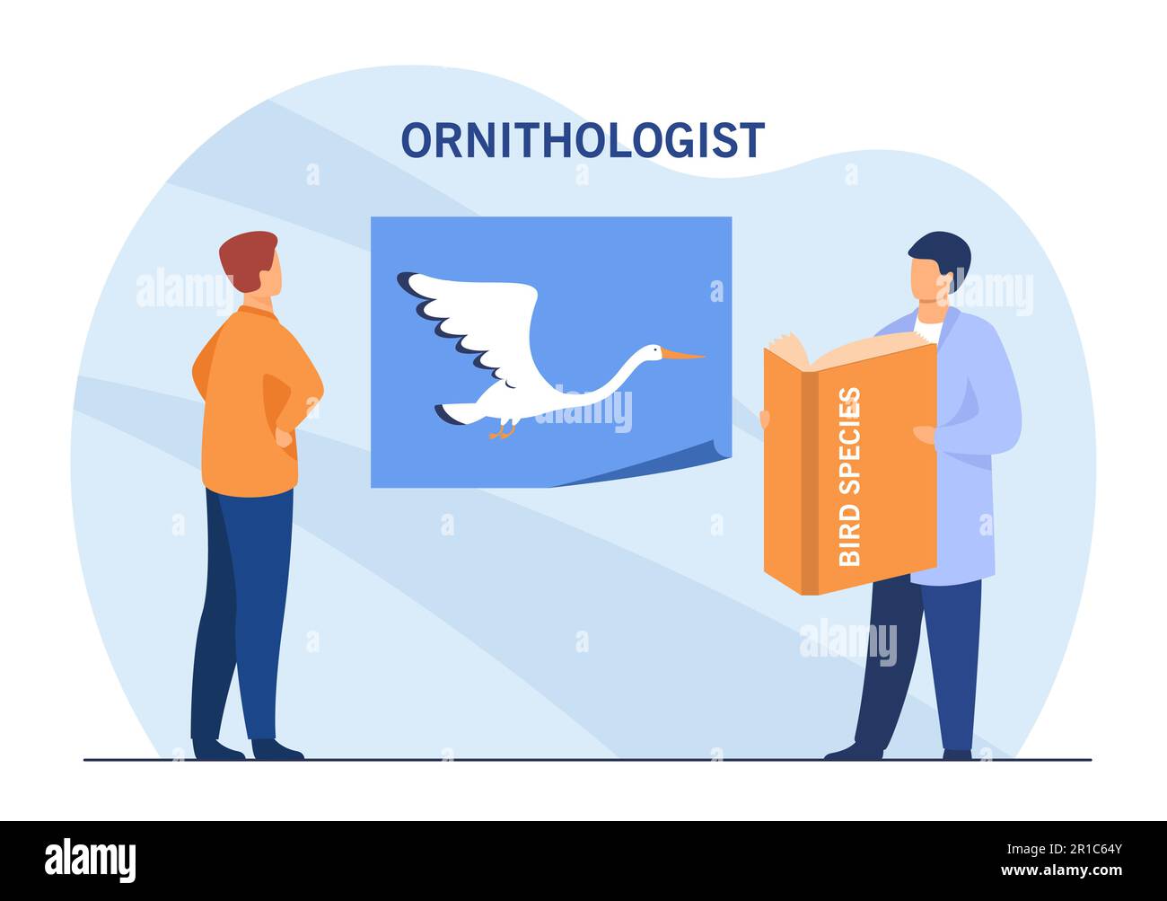 Professor teaching student ornithology Stock Vector Image & Art - Alamy