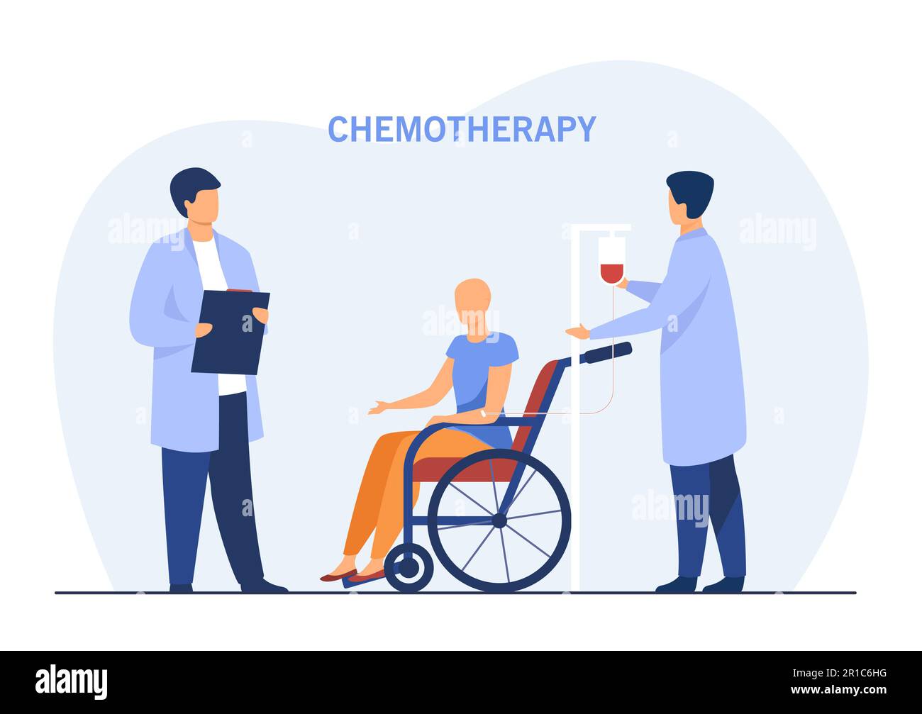 Woman chemotherapy treatment Cut Out Stock Images & Pictures - Alamy