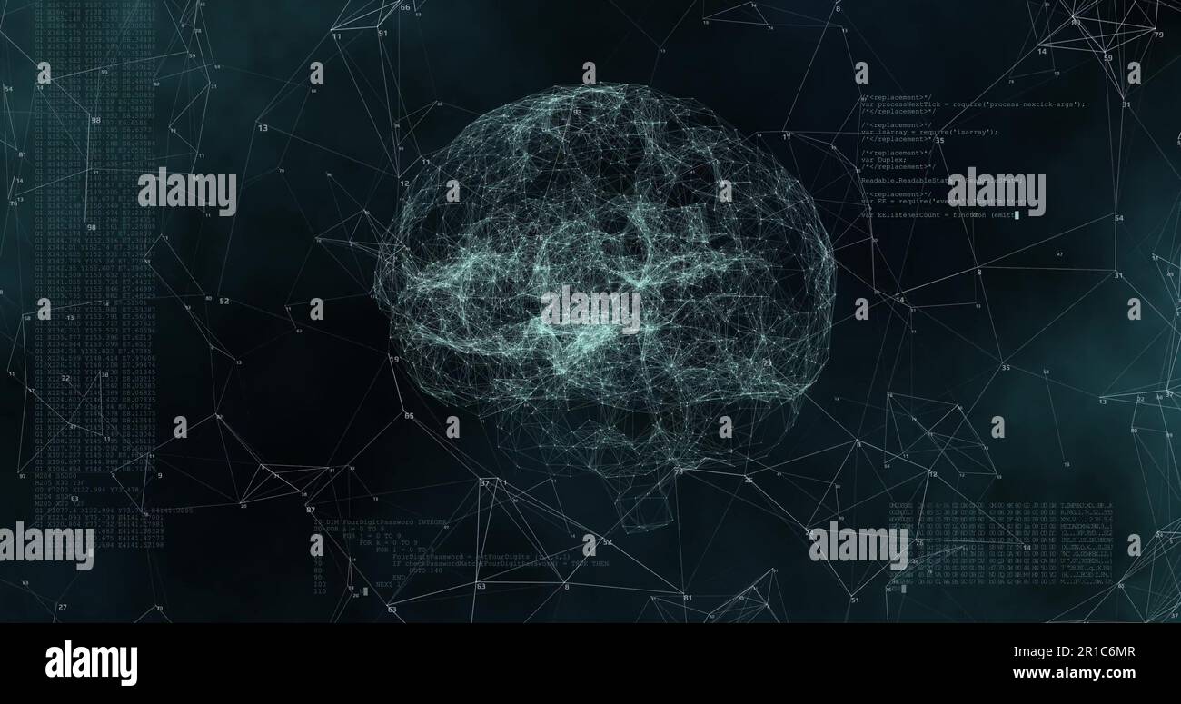 Flying inside artificial intelligence digital hi-res stock photography and images - Alamy