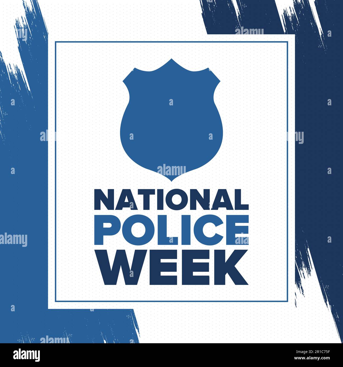 National Police Week in May. Celebrated in United States. In honor of ...