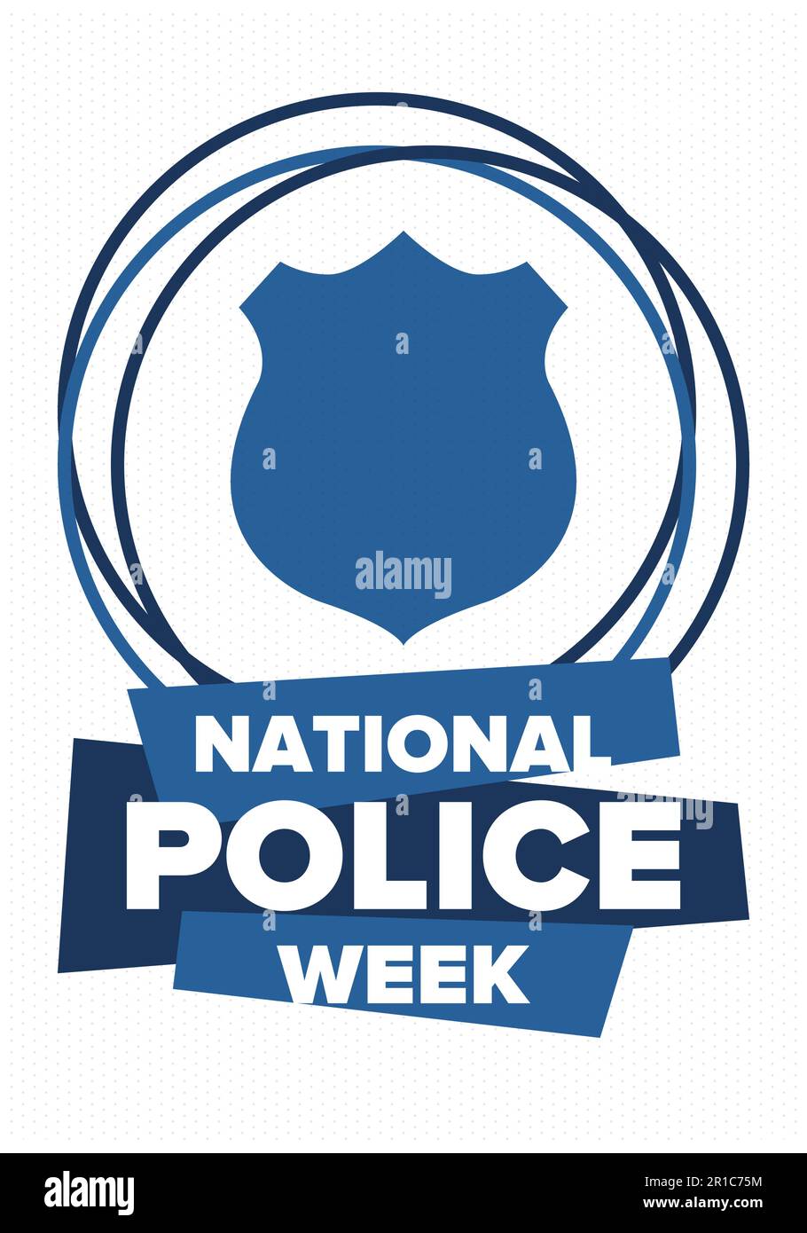 National Police Week in May. Celebrated in United States. In honor of ...