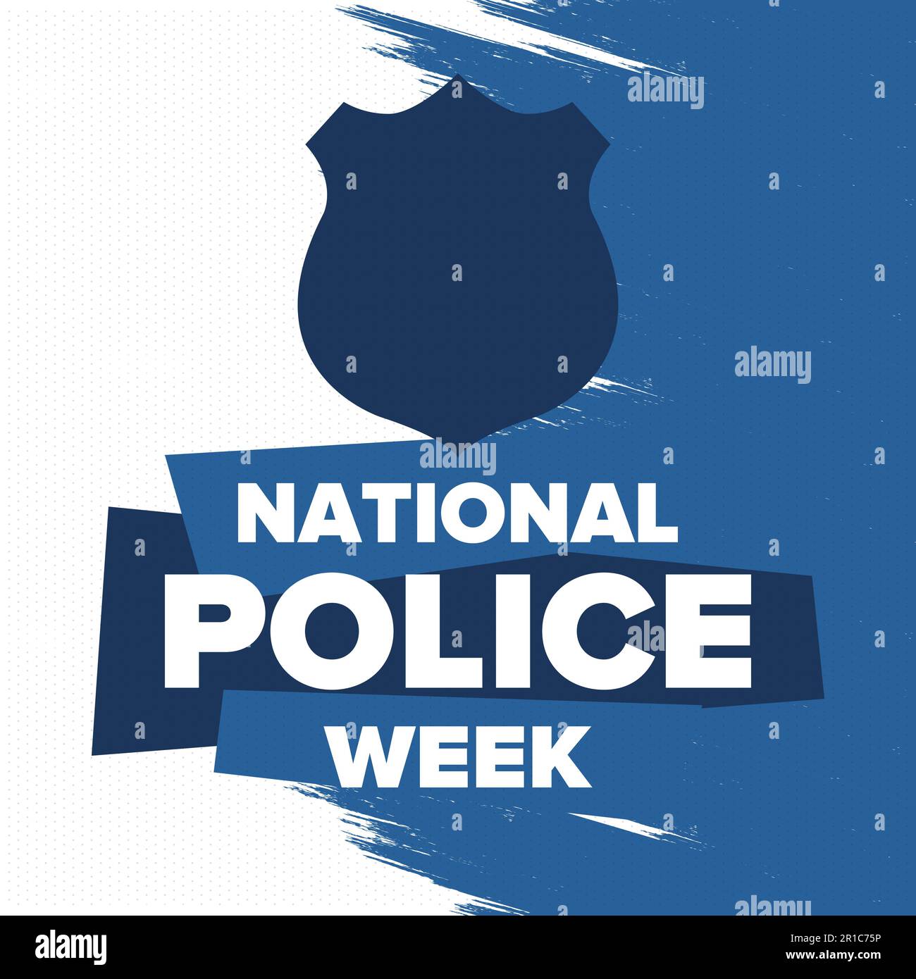 National Police Week in May. Celebrated in United States. In honor of ...