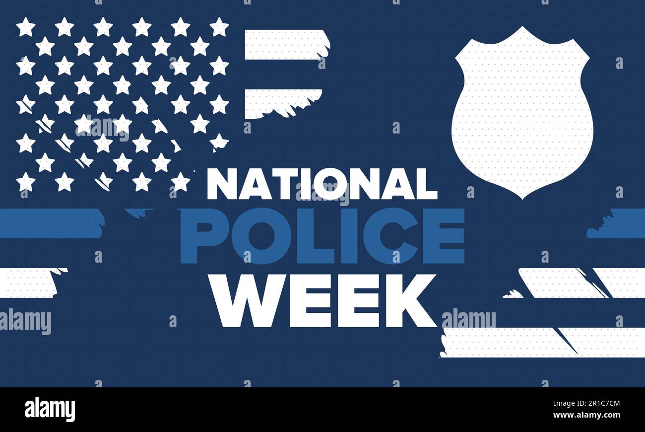 National Police Week in May. Celebrated in United States. In honor of ...