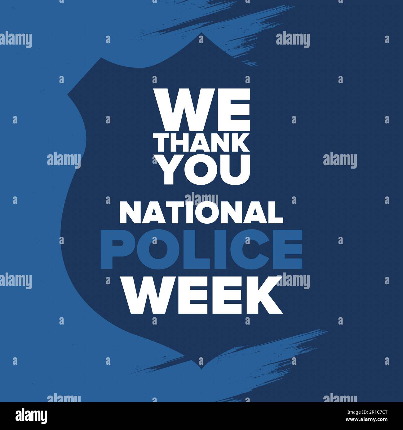 National Police Week in May. Celebrated in United States. In honor of ...