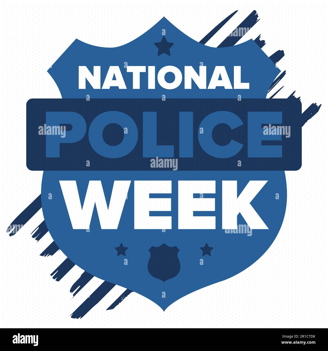 National Police Week in May. Celebrated in United States. In honor of ...