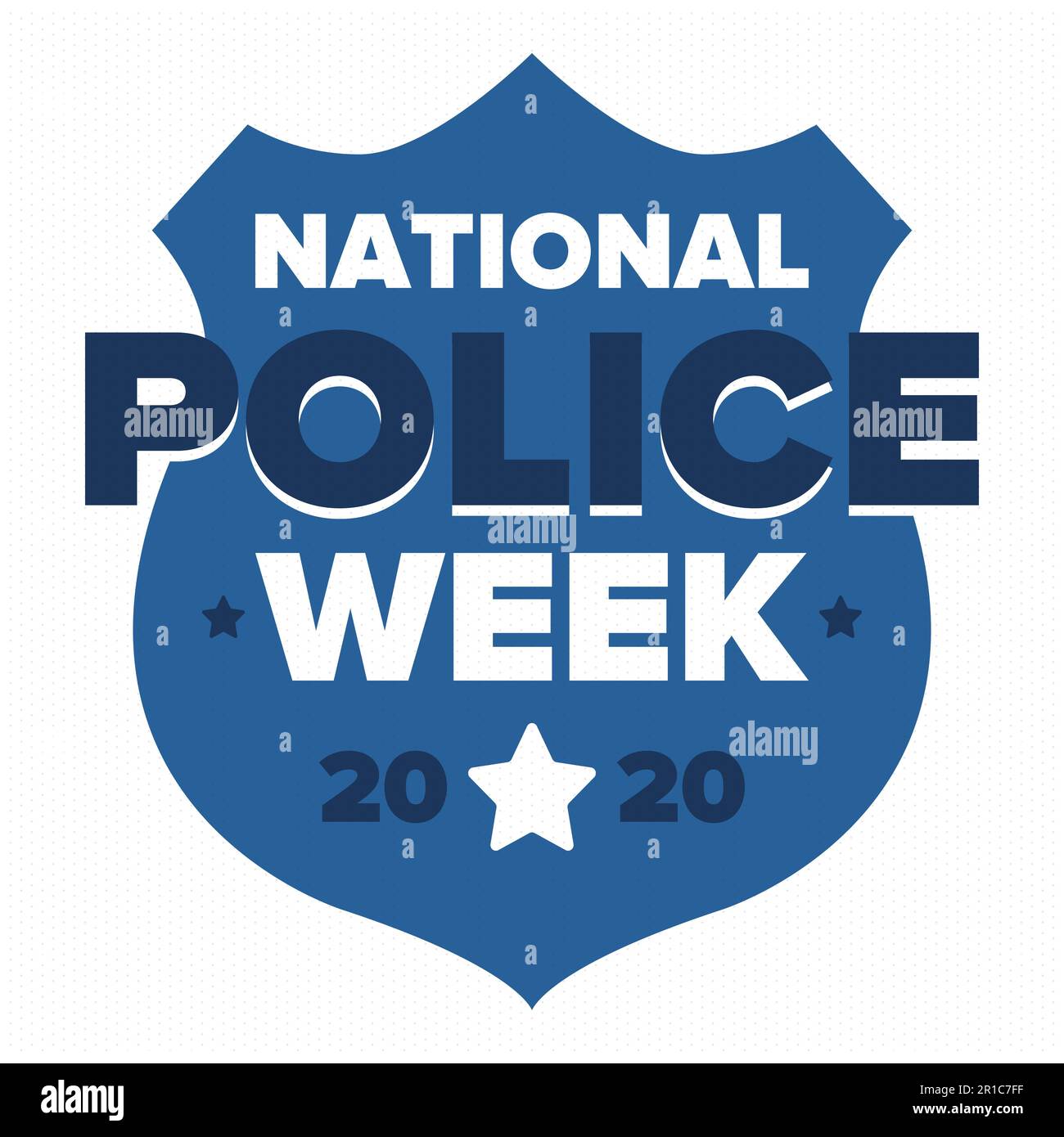 National Police Week in May. Celebrated in United States. In honor of ...