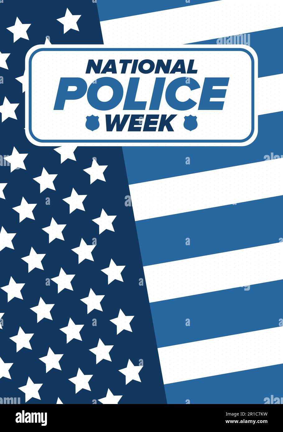 National Police Week in May. Celebrated in United States. In honor of ...