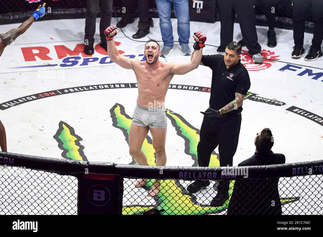 Paris, France. 12th May, 2023. Thibault Gouti vs Kane Mousah during the ...