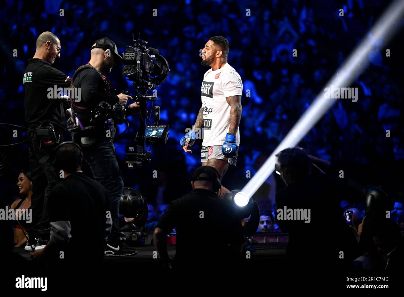Paris, France. 12th May, 2023. Saul Rogers vs Davy Gallon during the ...