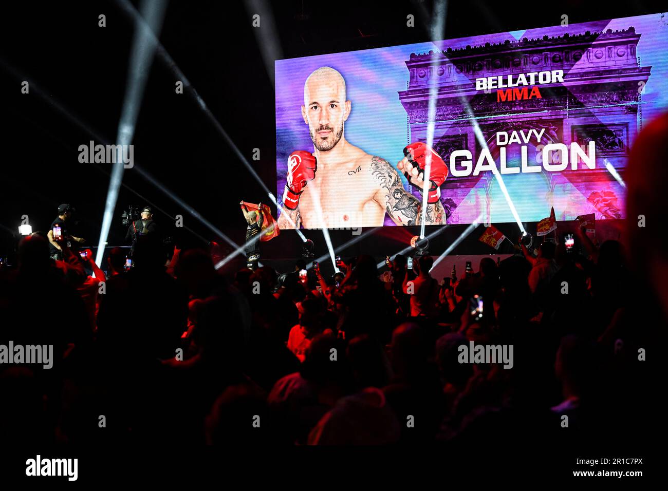 Paris, France. 12th May, 2023. Saul Rogers vs Davy Gallon during the ...