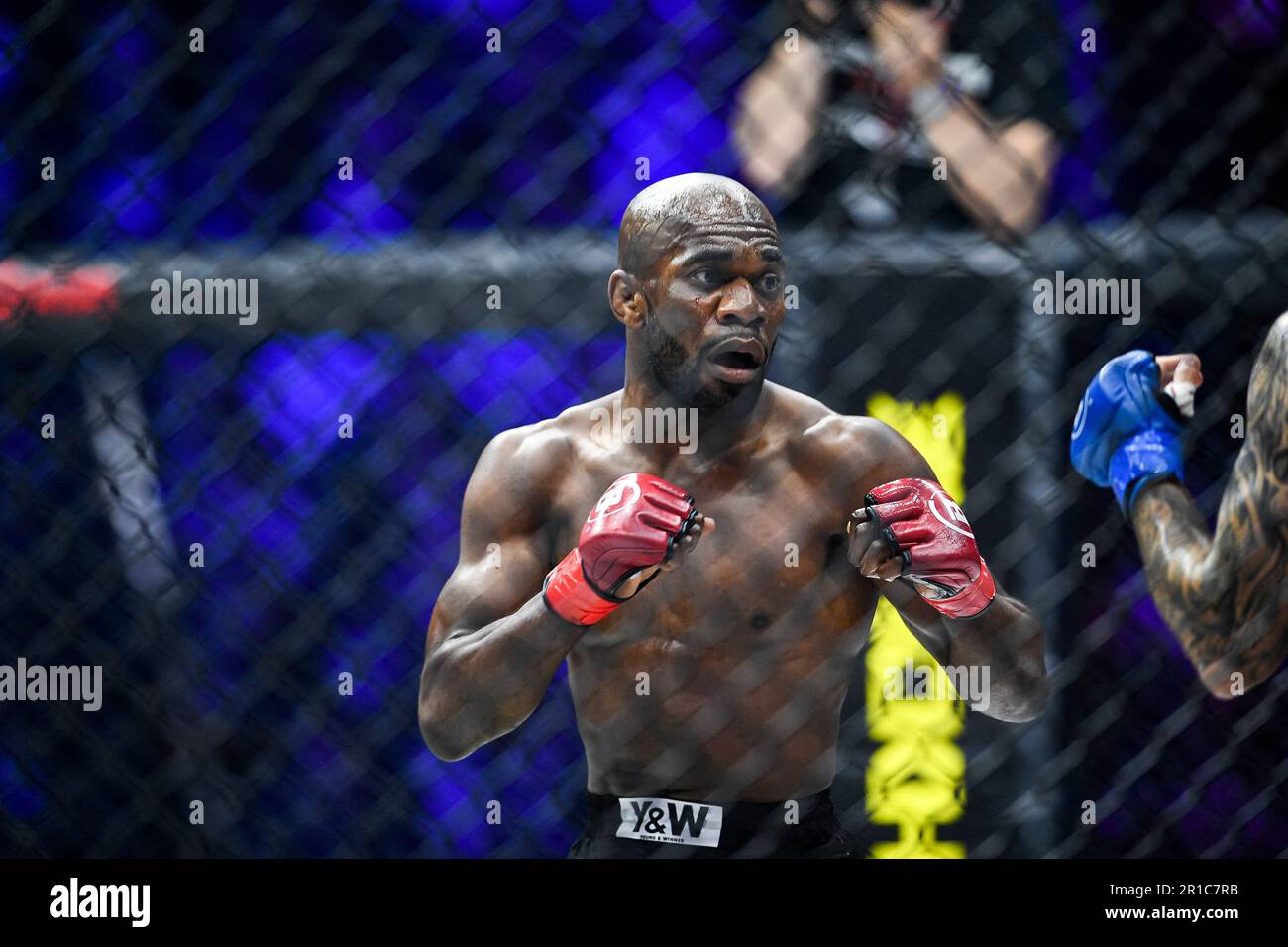 Paris, France. 12th May, 2023. Yves Landu vs Piotr Niedzielski during ...