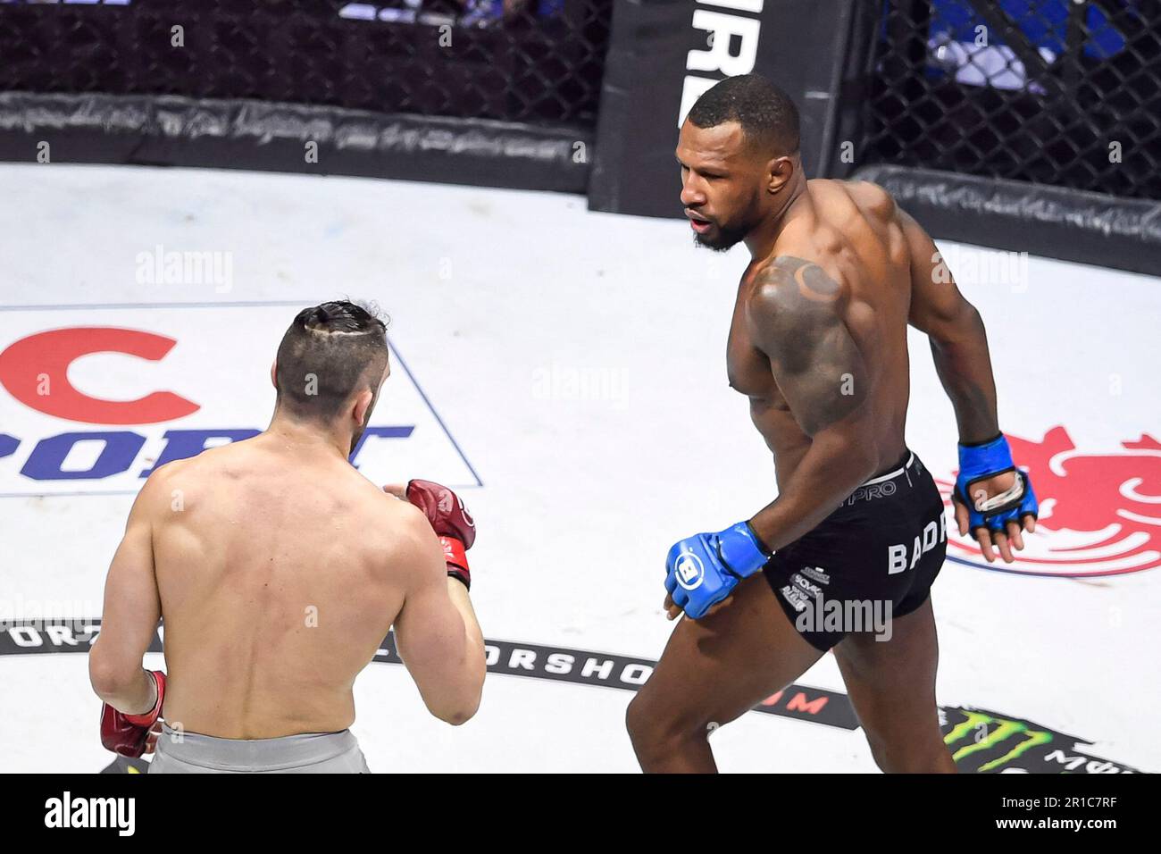 Paris, France. 12th May, 2023. Thibault Gouti vs Kane Mousah during the ...