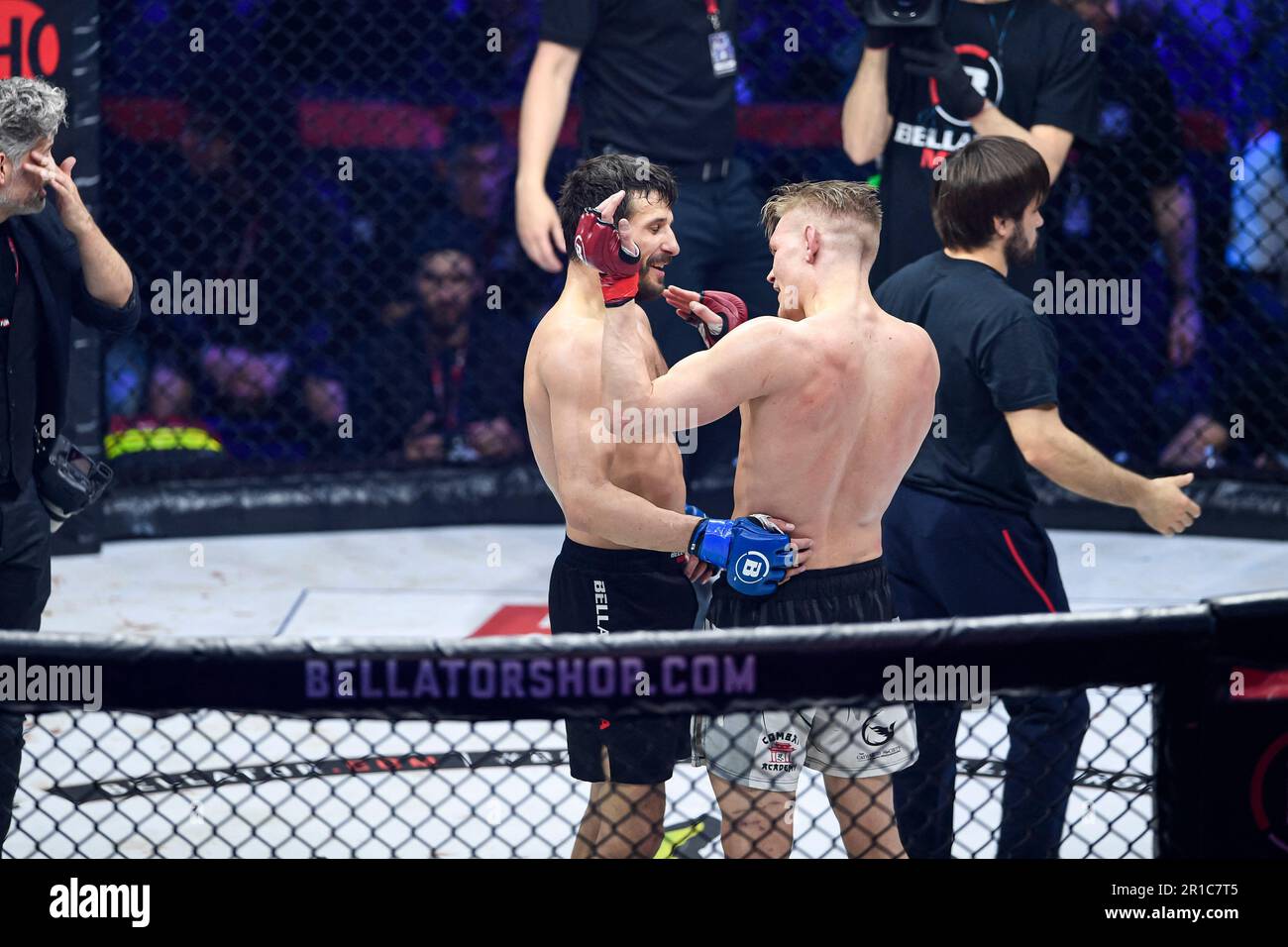 Paris, France. 12th May, 2023. Oliver Enkamp vs Luca Poclit during the ...