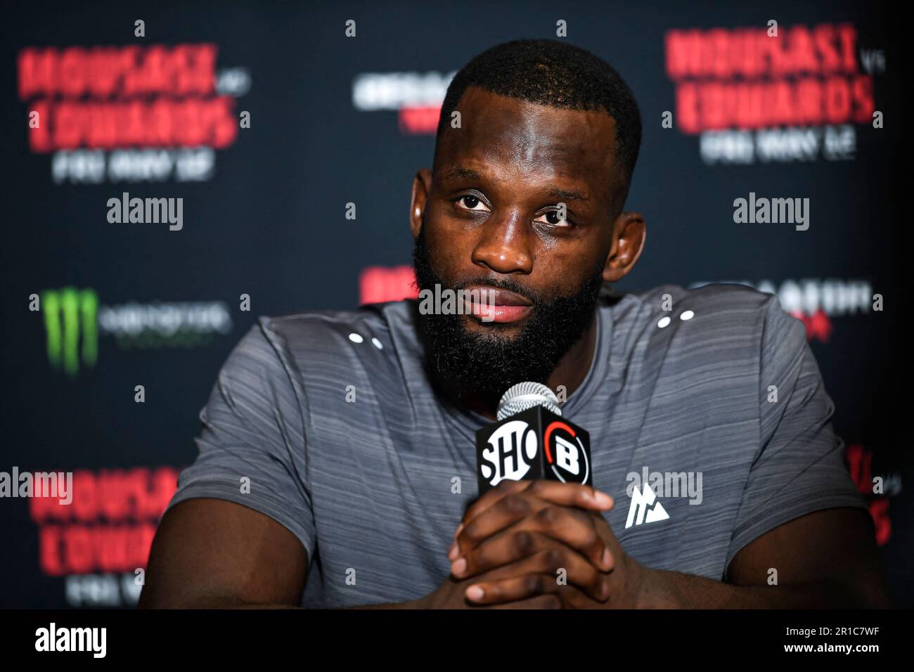Paris, France. 12th May, 2023. Fabian Edwards, during the press ...