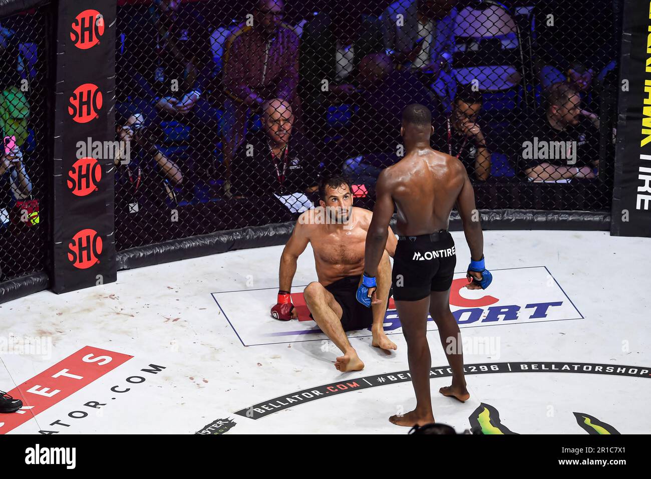 Paris, France. 12th May, 2023. Gegard Mousasi vs Fabian Edwards during ...
